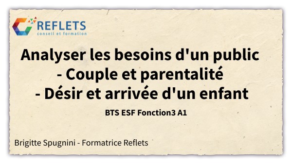 BTS ESF - F3 A1 - Couple et parentalité, Désir d'un enfant - BS | Genially