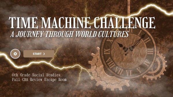 6th SS Fall CBA TIME MACHINE ESCAPE