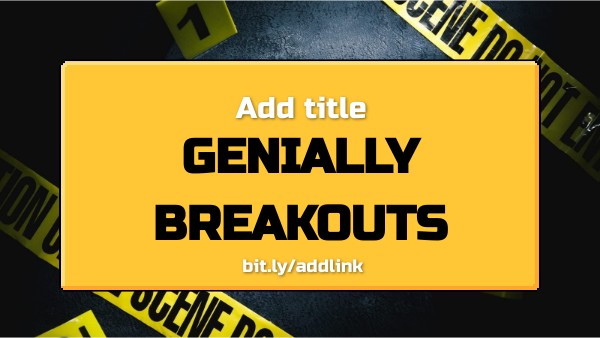 Genially Breakout Rooms (Roadshow Version)