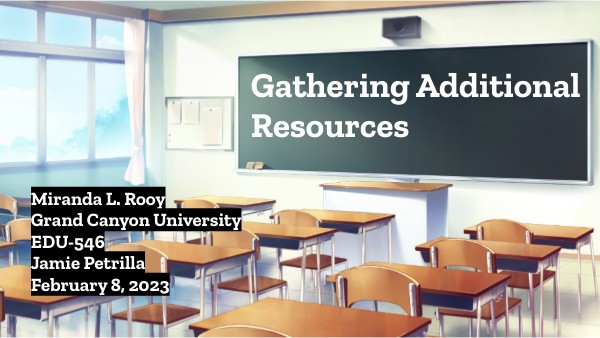 Gathering Additional Resources | Genially
