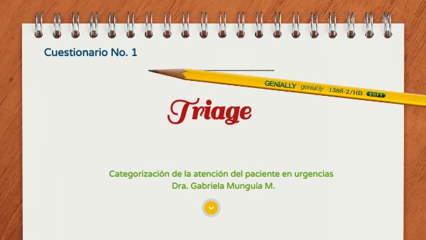 QUIZ TRIAGE | Genially