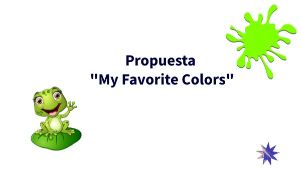 "My Favorite Colors"