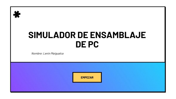 Simulador | Genially