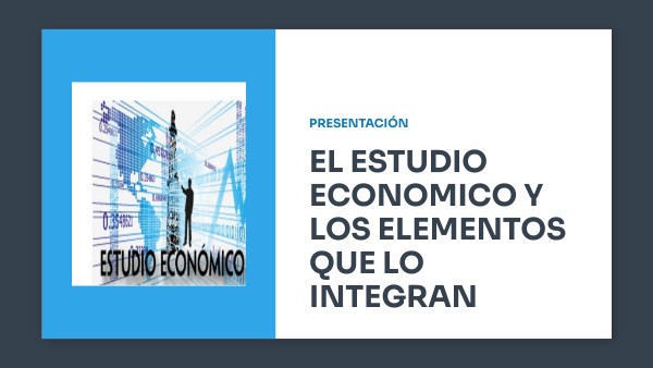 Presentación Estudio economico