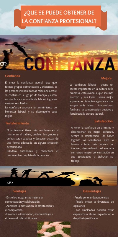 Infografía-La confianza del profecionista | Genially