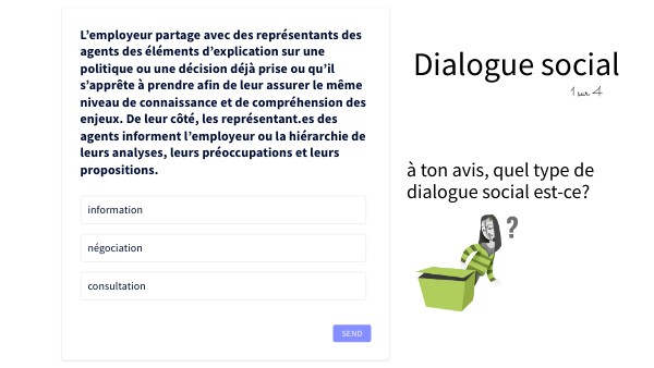 Dialogue social : définitions ? | Genially