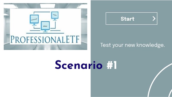 PETF Branching Scenario | Genially