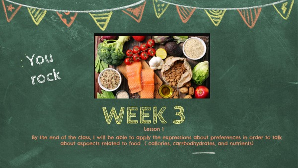 WEEK 3, LESSONS 1, 2, 3, 4