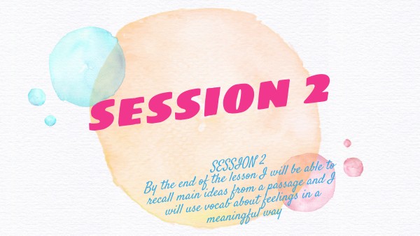 Week:3 Sessions 2 and 3