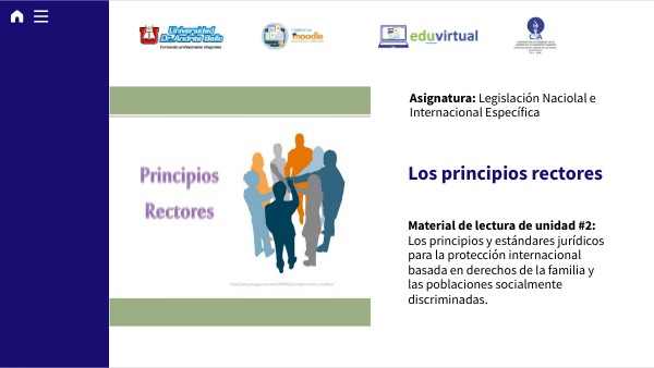 Primera parte de la cuarta Clase. Los principios rectores | Genially