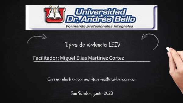 Tipos de violencia de la LEIV | Genially