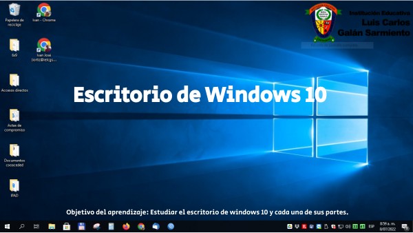 Escritorio de Windows 10 | Genially