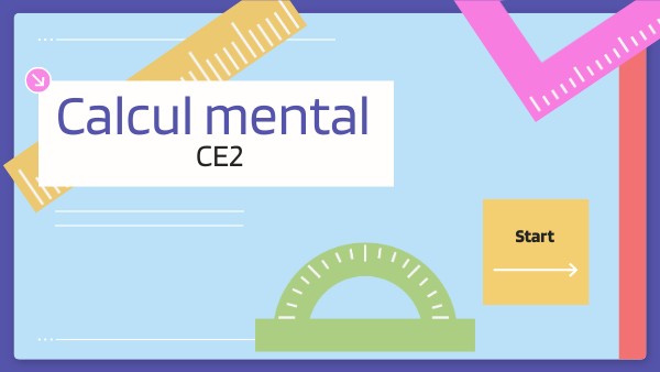 Calcul mental CE2 | Genially