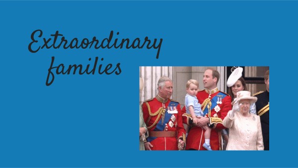 Corrigé - Séq 3, Famous families. | Genially