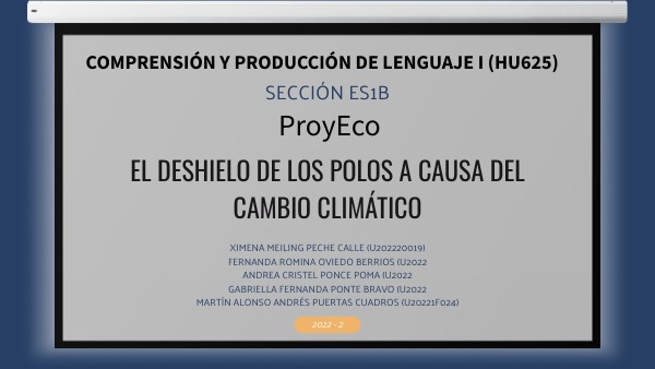 ProyEco - (GRUPO 5) | Genially