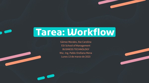 Workflow | Genially