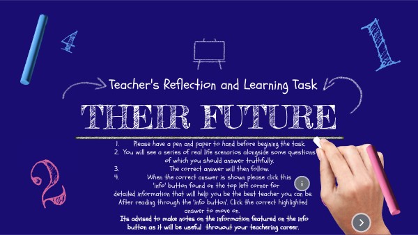 Teachers their future QUESTION - ANSWER | Genially