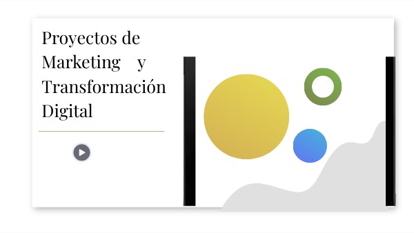 Portafolio de proyectos | Genially