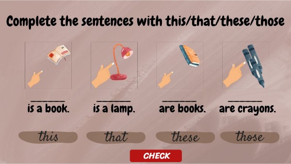 Round up 1 this that these those | Genially