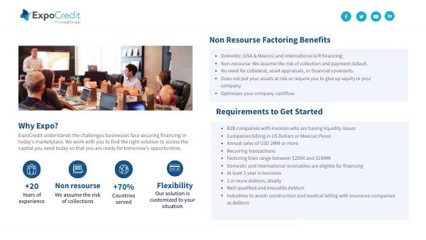 Copy - Copy - One Pager ExpoCredit ESP | Genially