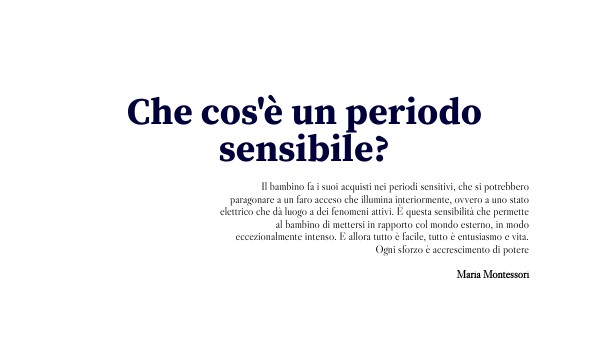 Imparare - Lezione 8