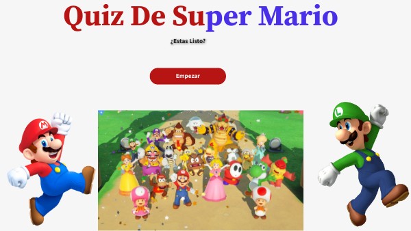 Quiz de Super Mario | Genially