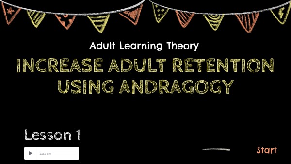 Lesson 1: Increase Adult Retention Using Andragogy | Genially