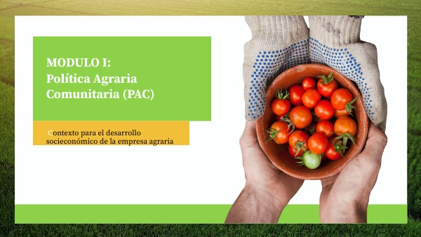 TEMA 1- ECONOMIA AGRARIA | Genially