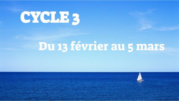 CYCLE 3 | Genially