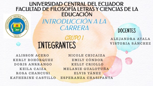 HISTORIA DE LA UCE | Genially