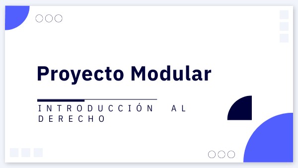 Proyecto Modular | Genially