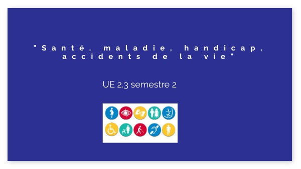 Présentation UE 2.3 S2 | Genially