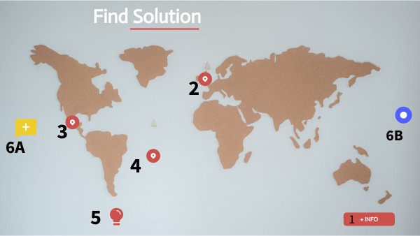 INTERACTIVE WORLD MAP Solving dilemma | Genially
