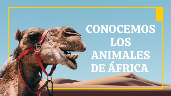 ANIMALES DE ÁFRICA | Genially