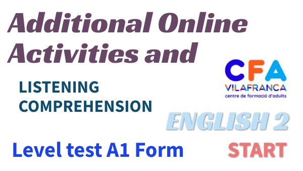 LISTENING COMPREHENSION A1 | Genially