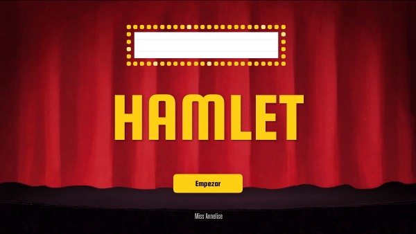 ESCAPE ROOM Hamlet | Genially