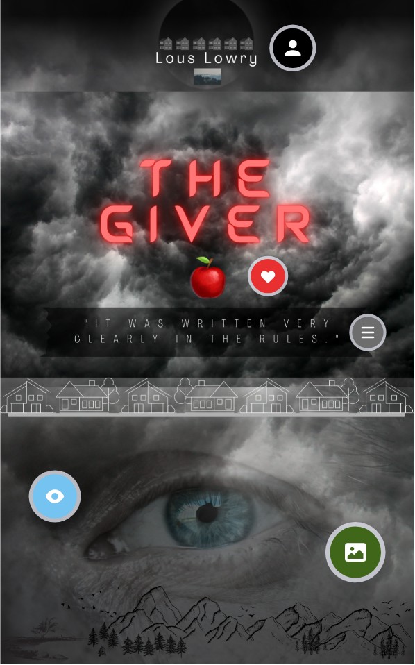 The Giver Book Cover | Genially