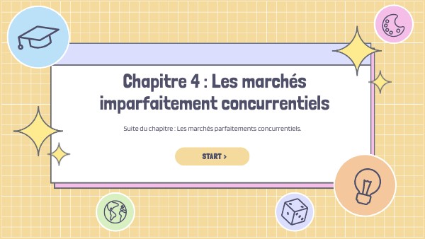 Marché imparfaitement concurrentiel | Genially