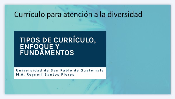 CURRÍCULO Clase 1: 10-04-2024 | Genially