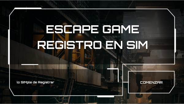 ESCAPE GAME SIMple | Genially