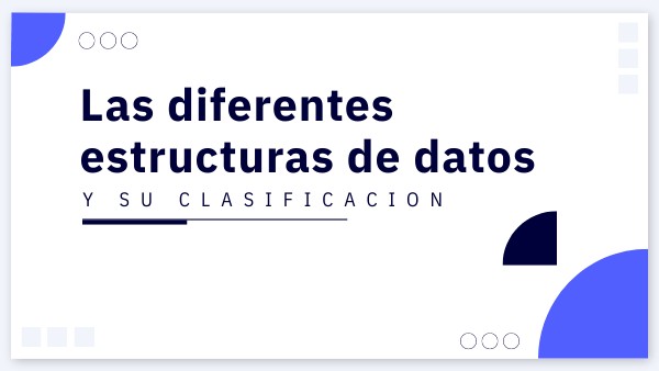 Estructuras de datos