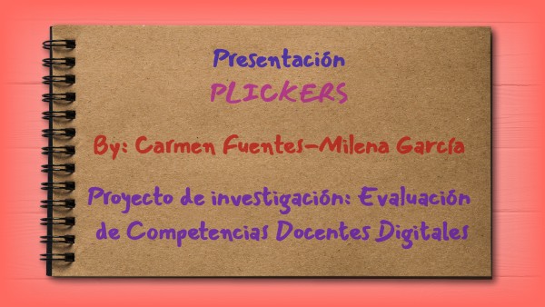 PRESENTACIÓN Plickers | Genially