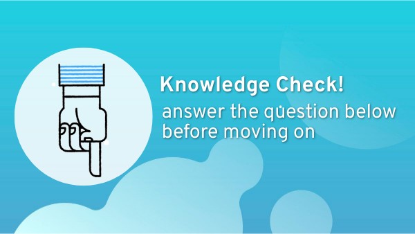 Live Solution - knowledge check