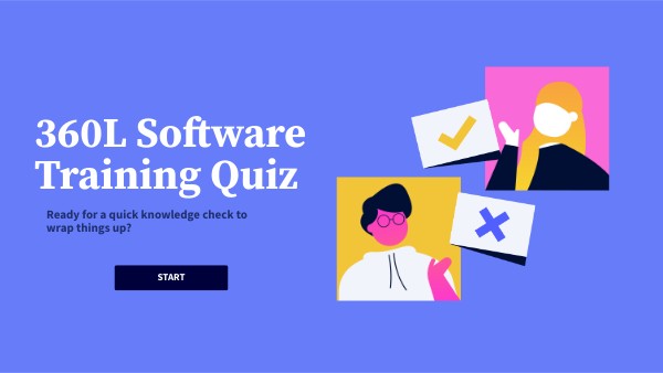 USE CASE - software training quiz | Genially