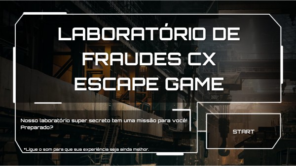 LABORATÓRIO ESCAPE GAME CX | Genially