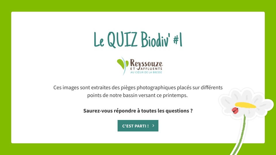 Le QUIZ biodiv' #1 | Genially