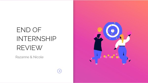 End of Internship Deck