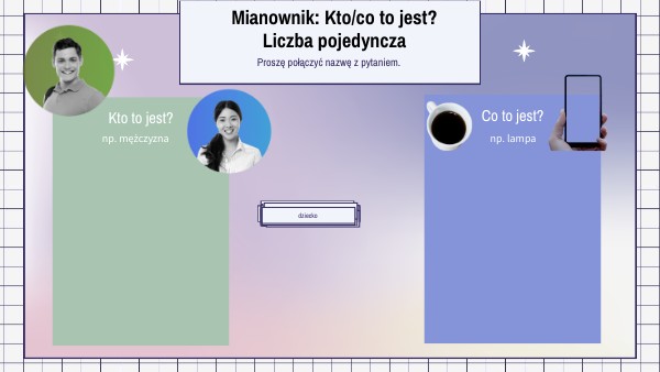 Kto/co to jest? l.poj. | Genially