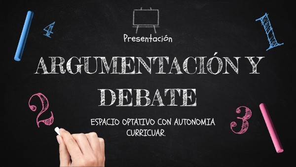 Presentación taller de Argumentación y Debate. | Genially