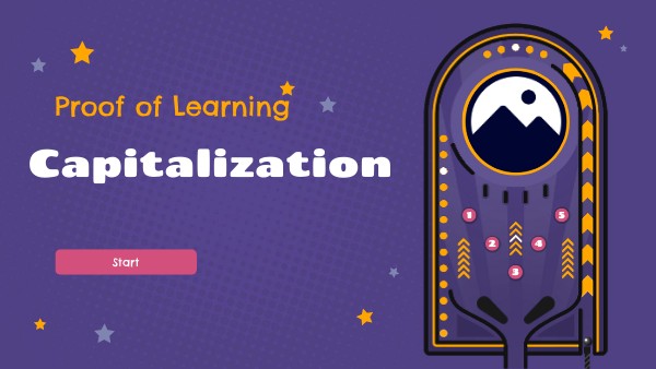 Capitalization Proof of Learning